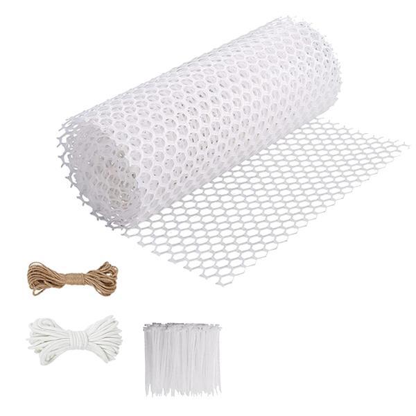 説明:[DIYマルチトールモスステーク]さまざまなサイズにカットできる12.6インチx10フィートのプラスチックメッシュ.鉢植えの植物の高さに応じて.自動給水苔スタンド(含まれていません)をカスタマイズできます.プラスチック製の苔杭ネットキ...