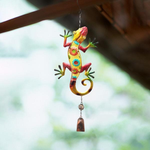 説明:[屋外風鈴]屋外用のステンドグラスのヤモリ風鈴は.バルコニー.パティオ.庭.芝生.テラス.庭.ポーチ.木などに吊るすことができ.落ち着いた雰囲気を加えます.[耐久性のある素材]このヤモリ風鈴は高品質の鉄とガラス素材で作られており.錆び...