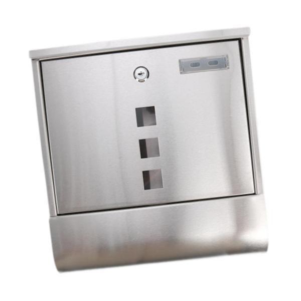 説明:[素材]: 壁掛けメールボックスはステンレススチール素材で作られており.頑丈で長期使用に適しています. [取り付け簡単]: 壁掛け式メールボックスは取り付けが簡単で便利.開閉も簡単で.ポーチや壁に掛けるのに適しており.シンプルでスタイ...