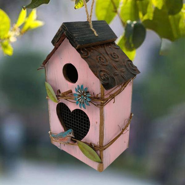 説明:[素材]: 屋外用の吊り下げ式バードハウスは木製で.耐候性があり.長期間使用しても丈夫です. [庭の装飾]: 斬新な装飾の巣箱.素朴な田舎のコテージの形.お庭に温かみと鮮やかな雰囲気を加えます. [バードシェルター]: 丈夫なジュート...