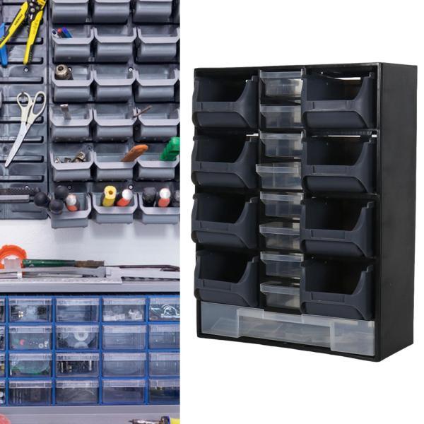 説明:[多用途の収納ソリューション]このハードウェアパーツ収納ボックスは.異なる仕様の製品を分類して整理するのに最適で.ワークショップ.ガレージ.クラフトルームなどに最適です. [壁掛け可能なデザイン]このツール収納ボックスは壁にしっかりと...