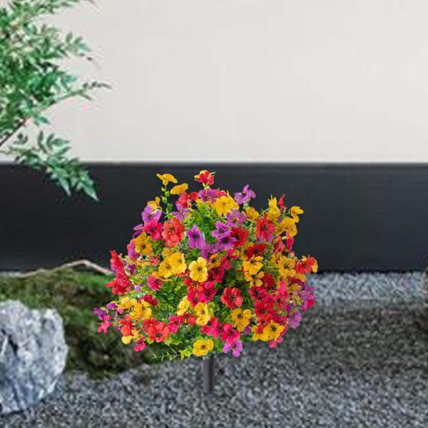 説明:[明るく本物そっくりの花]: それぞれの造花はエレガントで美しく.自然な外観.明るい色で.自然の雰囲気をあなたの空間にもたらします. [高品質素材]: 高品質のPPで作られたこれらの造花は.色あせや枯れがなく.メンテナンスが簡単で再利...