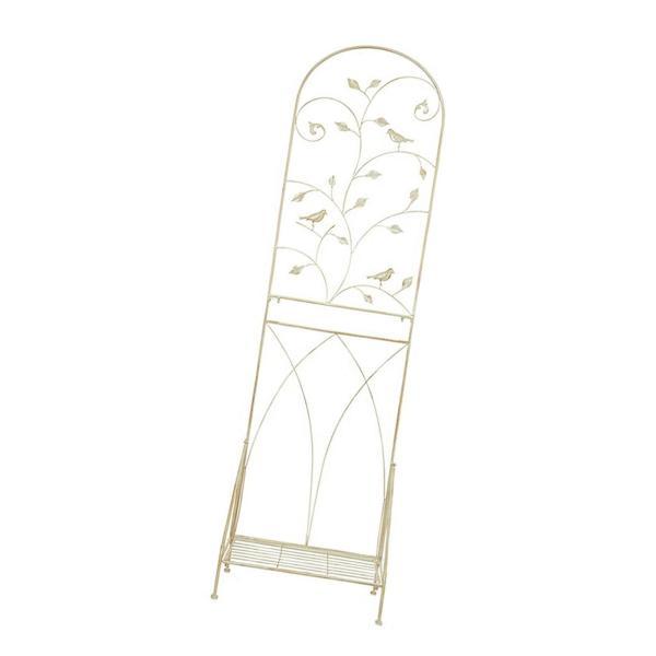 説明:[多用途デザイン]: ガーデントレリス付きプラントスタンドの上半分は取り外し可能で.鉢や土に直接挿入することで小さなフェンスとして独立して使用できます. [省スペース機能]: フラワーポットスタンドのベースは折りたたみ式なので.場所を...