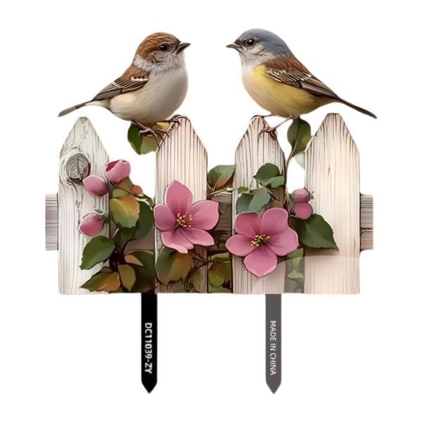 説明:[ガーデンデコレーション]: この素敵なガーデンステークで.屋外スペースを華やかに演出しましょう.お庭に華やかな雰囲気を添えるのに最適です. [素材]: 高品質のPVCで作られたこの2Dガーデンサインは.頑丈で防水性があり.風で簡単に...