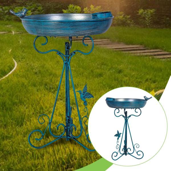 説明:[鉄製構造]: 鉄製のこのバードバスとフィーダーは.屋外環境に耐えるように設計されており.庭や庭園で長期間使用できます. [どんなスペースにも合うサイズ]: 11.81インチx16.93インチの寸法で.このバードバスは.庭.パティオ....