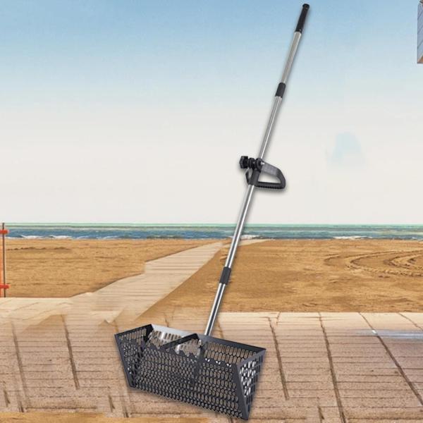 説明:[多機能]: 砂かき.糞かき.ビーチ掃除用具などとして実用的で適しています.また.困っている家族や友人に贈ることもできます. [ロングハンドル]: チキンスクーパーポールの長さは150cm / 59.06インチで.かがむことなくさまざ...