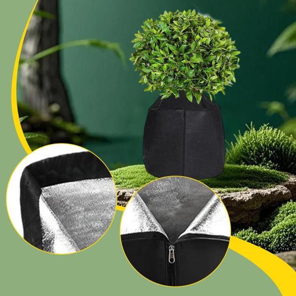 説明:[霜防止]: この植物カバーは.厳しい冬の霜から植物を保護するように設計されています.屋外の庭.果樹.低木.花に信頼性の高い霜防止を提供します. [素材]: オックスフォード布で作られたこの植木鉢保護バッグは.低温.冷たい風.霜から植...