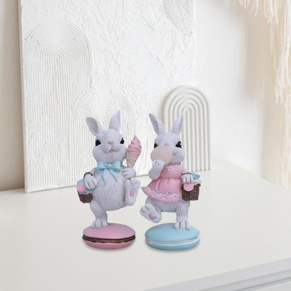 説明: [お祭り]: イースターの時期にご自宅に楽しい雰囲気を添えるのにぴったりの.この愛らしいウサギの置物は.リビングルーム.寝室などに季節の魅力をもたらします. [素材]: 高品質の樹脂で作られており.耐久性があり.滑らかな質感でどんな...