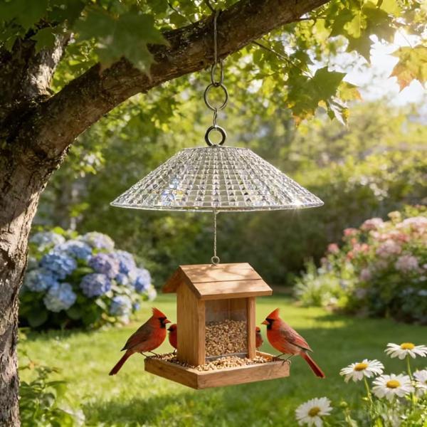 説明: [天候保護]: 雨.雪.過酷な屋外条件から鳥の餌箱を保護し.鳥の餌を乾燥した新鮮な状態に保ちます. [素材]: 高品質のPEとステンレススチールで作られており.あらゆる季節に長期間使用できます. [ユニバーサルフィット]: サイズは...