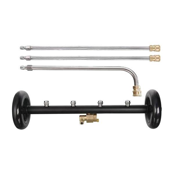 説明: [高品質素材]:この高圧洗浄機用アンダーキャリッジクリーナーは.高品質の銅とステンレス鋼で作られており.耐摩耗性と耐久性に優れています.長期間の使用に耐えます.作業圧力は最大4000PSIですが.1500PSIを超える場合はご注意く...