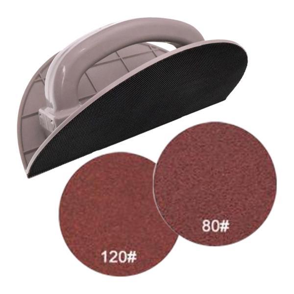 説明: [多用途]ドライウォールコーナーサンダーは.木工.壁パテ.ドライウォール.細かい研磨作業に最適です.8.66インチの丸型サンドペーパーと互換性があり.幅広い用途に使用できます. [便利]簡単に交換できる粘着サンドペーパーパッドにより...