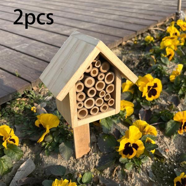 説明: [受粉]ビーハウスは.ミツバチに適切な巣作り環境を提供することで.受粉媒介者の活動を促進し.自然な園芸方法をサポートし.より健康な作物の果実収穫量を高めます. [耐久性]丈夫な木材で作られたこの蜂の家は.屋外環境に耐え.長期的な品質...