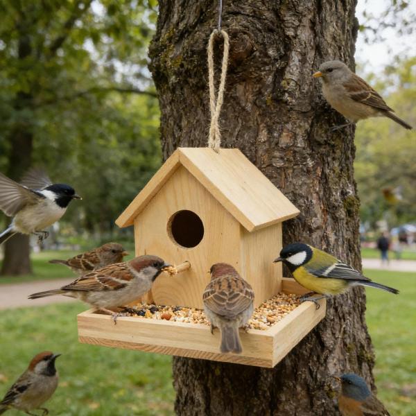 説明: [素材]高品質の無垢材で作られたこの鳥小屋は.羽のある友人たちに安全で頑丈な場所を提供します. [広々としたデザイン]17.2 x 17.2 x 17.2 cmの広々とした内部空間は.鳥が快適に巣を作ったり.休んだり.繁殖したりする...