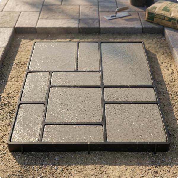 【基詳細報】: 屋外用品として使えるDIY舗装モールドで、プラスチック製のコンクリート成形型です。オープンフレーム構造の飛び石型枠として、庭やテラスまわりの舗装づくりに役立ちます。【機能】: この舗装型枠は、コンクリートを流し込んで形を整え...