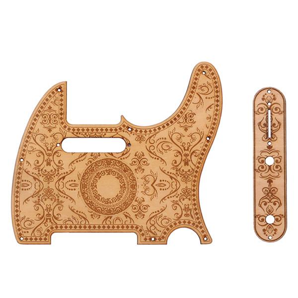 説明: 100%のブランドの新しい.高品質のピックガード.アンチスクラッチ傷を防止し.ギターのボディを保護するのに適していますあなたのギターのための良い装飾とギター愛好家のための完全なギフト木製カラーピックガードスクラッチプレートはTLエレ...