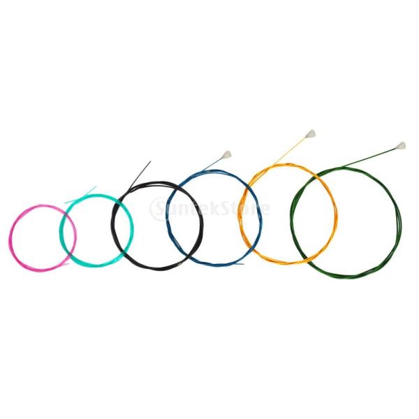 説明:マルチカラーナイロンフォークギターの文字列6つの文字列ギター部分のために設定反錆とトーンは明るく明確でクリア.クイックレスポンス.ナイロンワイヤーは手を切っていません長い耐用年数.素敵な手触り.そして素晴らしいトーンを提供する耐久性の...