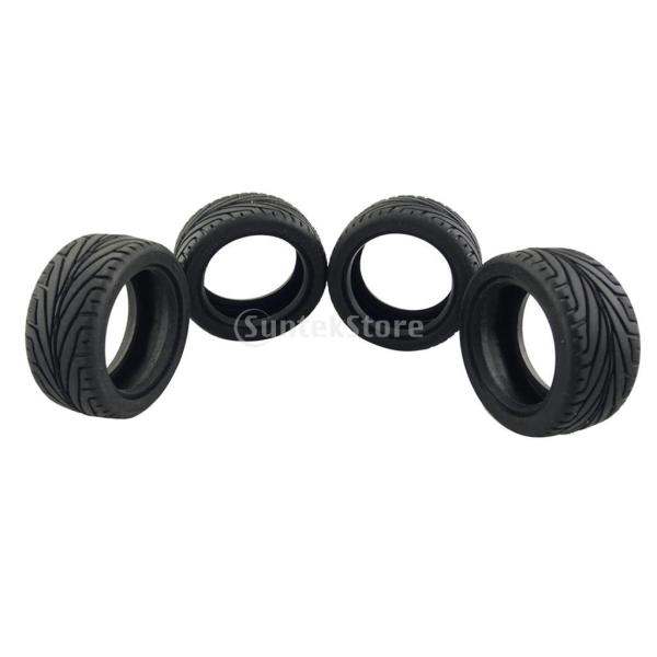 説明: 4本のプロレーシングタイヤグリップタイヤ1/18 Wltoys A949 A959 A969 A979 K929 A959-B A969-B A979-B K929-b RCカースペアパーツ高い耐摩耗性、良好なグリップ性、優れた耐久...