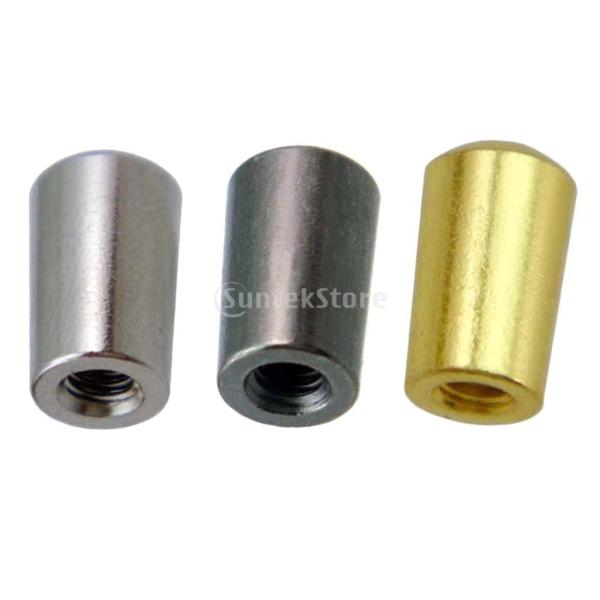 説明: Brass 3 Way Toggle Switches LP EPIエレクトリックギター用ノブキャップチップ内部ネジ3.5mm 素材：真ちゅうカラー：ブラック、ゴールド、シルバーパッケージに含まれるもの: 3個のトグルスイッチノブ....