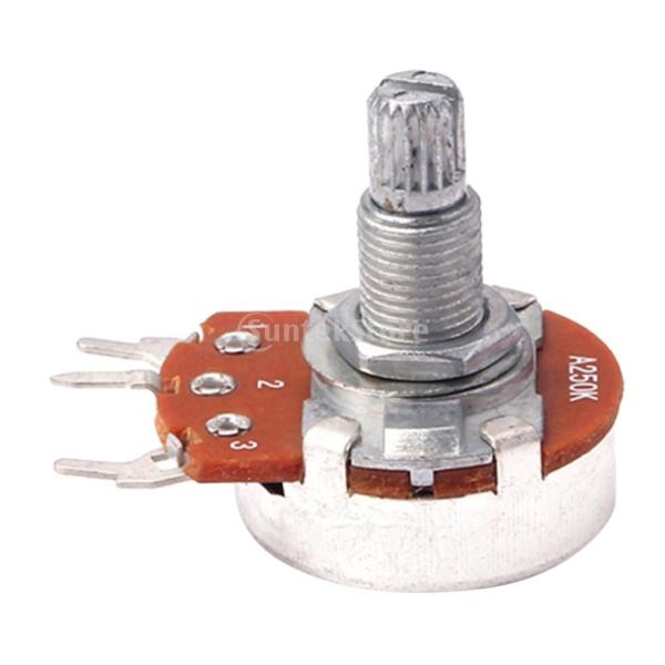 説明:高品質とテストは大丈夫です.トーンコントロールの交換とアップグレードに最適な高品質のオーディオポテンショメータ.ほとんどのコントロールノブに適した粗い騎士シャフト.フル抵抗:250Kオームフェンダーギターのための素晴らしい交換部品.サ...