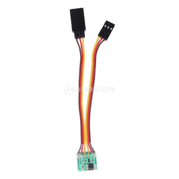 説明: 100％真新しく高品質あらゆるステアリングギアに適したサーボインバータ前進サーボ逆転、逆転ステアリングギヤ正転リバース・ステアリング・ギヤがなくても、逆のサーボ・チャンネルに直列に接続するだけで、簡単に操作できます。 材質：電子部品...