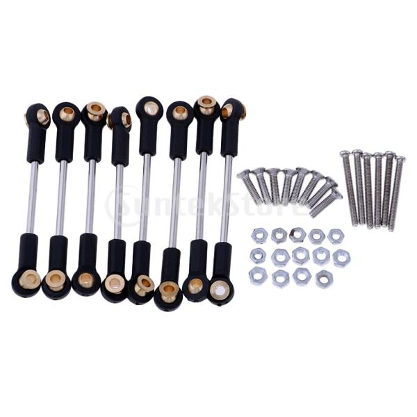 説明: RCアップグレード部品WPL用メタルリンクセットOP継手メタルアクセサリ古い部品や壊れた部品を完全に交換 WPL OP用スーツ金属アクセサリーC14 C24 材質：金属カラー：ブラックパッケージに含まれるもの: 1セットメタルリンク...