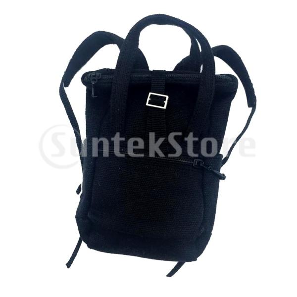 説明:12インチアクションフィギュアアクセサリー用1/6スケールメンズブラックバックパックポータブルデュアルユースバッグ12インチホットトイズ/サイドショウ/エンターベイ/フィセン男性フィギュアボディなどに適合します.サイズ:1:6スケール...