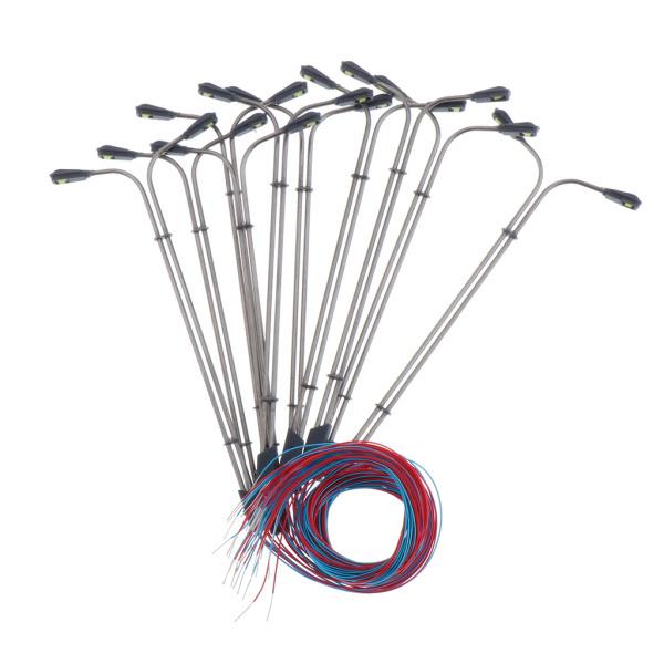 説明:真新しい.鉄道および建物のレイアウトに最適! ワイヤーとLEDを備えており.点灯させることができます. これらの街灯は.3Vの供給電圧での使用にのみ適しています. スケール:1:75 / 1:100/1:150/1:200 明るい色:...