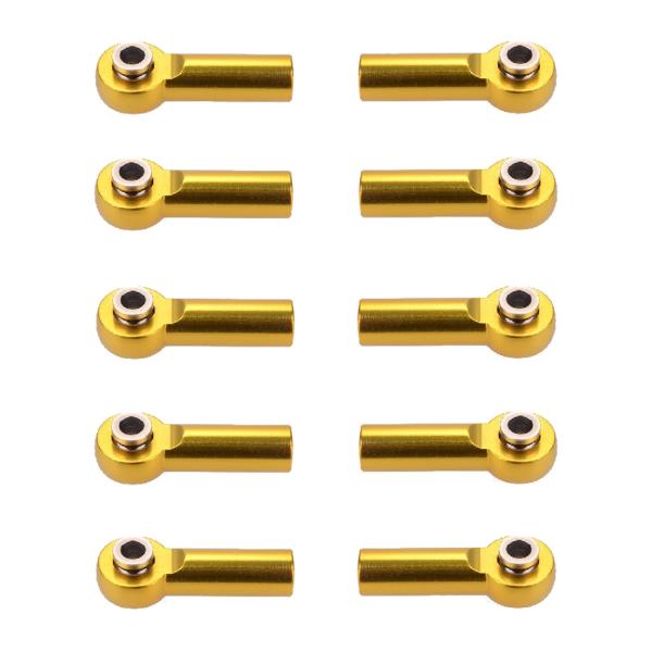 説明:10個のM4メタルボールヘッドプルロッドエンドボールジョイントリンケージ.1/8 Traxxas HPI HSP E-MAXXサベージフラックスRCモンスタートラックカー＆RC4WDD90アキシャルSCX101 / 10RCロッククロ...