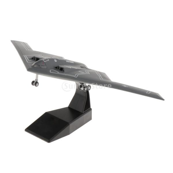 説明:1:200スケール合金B-2アメリカの攻撃飛行機航空機おもちゃモデルダイキャスト飛行機モデルおもちゃ家の装飾ギフトハイシミュレーションダイキャスト戦闘機モデルのおもちゃコレクション絶妙な品質の航空機モデルスケール:1:200材質:金属...