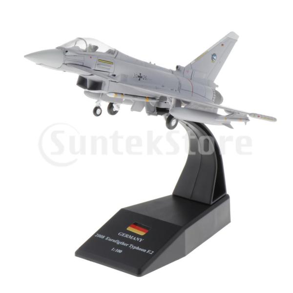 説明:1:100スケールEF-2000航空機ヘリコプターダイキャスト合金ミリタリーモデル収集品用空軍ホームオフィス装飾.美しいデザインの航空グッズへの情熱に応えましょう.コレクターや愛好家のための正確なスケールモデル.ハイシミュレーションダ...