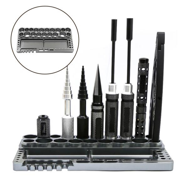 説明:ドライバーのネジ.ワイヤーカッター.ペンチ.はさみなど.すべてのrcカー修理ツールを保持できます.すべてのrcモデルカークローラー..オンロードレーシングカーなどに最適なツール収納棚.デスクとツールを整理整頓し.スペースを節約し.紛失...