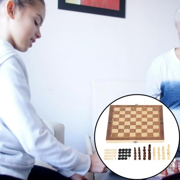 説明:この2in1の古典的なチェッカーとチェスのセットボードゲーム.クリアパターンの木製折りたたみ式チェス盤で.屋内屋外での使用に便利です.各チェスの駒はマホガニーから手作りされており.丈夫で耐久性があります.チェス収納ケースはほぞ穴加工....