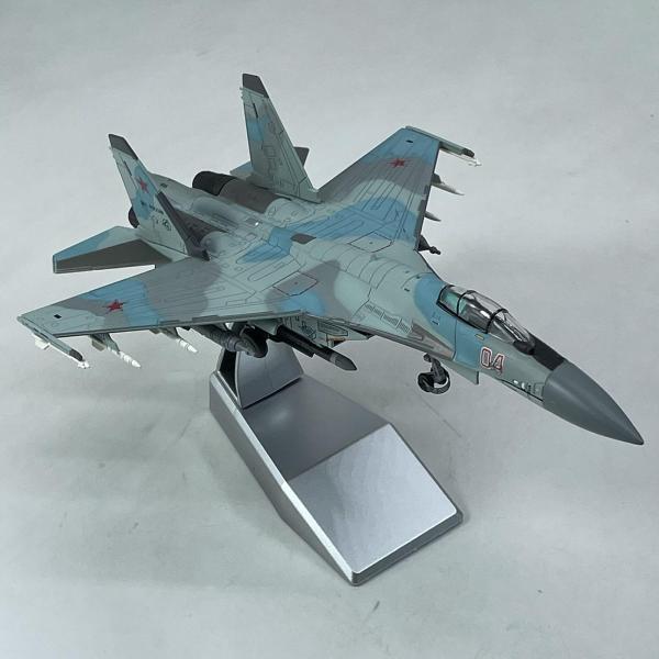 説明:1:100スケールスーパーフランカースホーイSU-35航空機重戦闘機ダイキャスト合金モデル空軍の収集品ホームオフィス装飾用.美しいデザインで航空グッズへの情熱を満たしてください.コレクターと愛好家のための正確なスケールモデル.高シミュ...