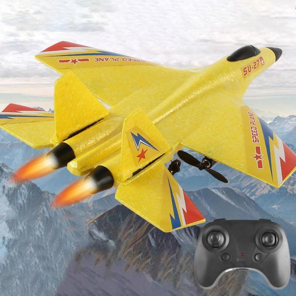 説明:2.4G 飛行機.上昇.下降.左折.右折の 4 方向飛行を含みます.非常に丈夫なEPP特殊フォーム素材とシリコンヘッドにより.機体は柔軟性があり.落下に強いです.ロシアの戦闘機SU27を模倣し.高輝度LEDカラーのライトバーを備え.小...