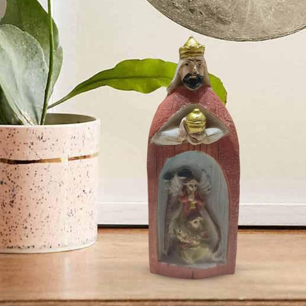 説明:[丈夫な素材]当社のキリスト降誕のシーンの像樹脂クラフトは.耐久性と寿命を確保するために高品質の素材で作られています. [精巧なディテール]宗教的な教会モデルとフィギュア像モデルの各フィギュアは.精巧なディテールで丁寧に作られ.リアル...