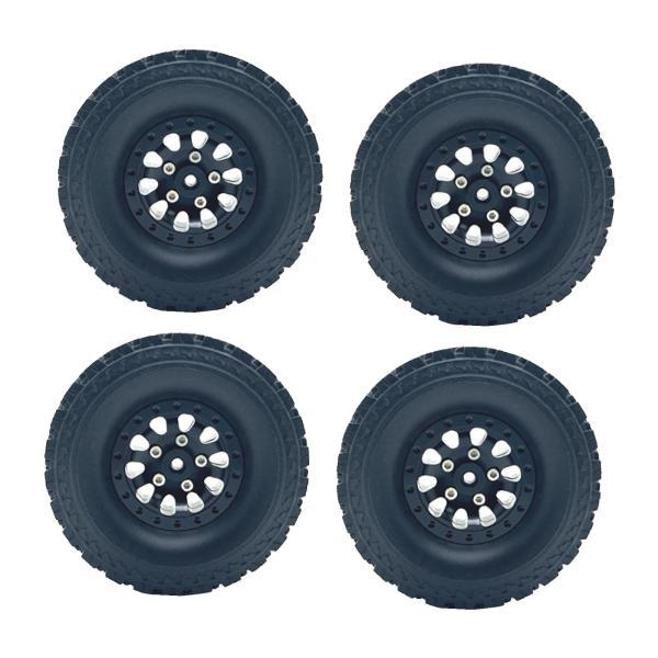 説明:[材質]:タイヤホイールタイヤセットは金属製で.変形しにくく.強度が高く軽量です. [互換性]: メタルホイールリムハブは1/12 1/16 RCカーに適しています. [サイズ]: メタルタイヤホイールハブリムの直径は3.9cm/1....