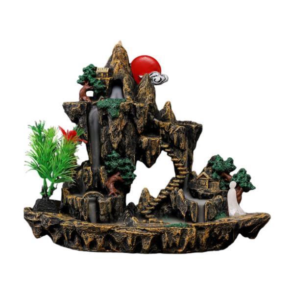 説明:[ユニークでクリエイティブなデザイン]: 山の滝の逆流香炉は斬新でユニークなデザインを採用しており.従来の香炉とはまったく異なり.消費者の注目を集めています. [多機能用途]: Rockery流水逆流香炉は.家庭のリビングルームやオフ...