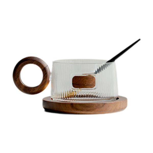 説明:[使いやすい]: ソーサー付きコーヒーマグにはスプーンが付属しており.使いやすいです.多機能コースターは.コーヒーを入れるマットプレートとしても使えます. [デザイン]: エスプレッソラテマグの木製ハンドルデザインはカップを快適に持ち...