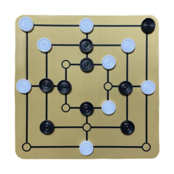 説明:[素材]: ボードゲームセットは滑り止めゴムとポリプロピレンで作られており.どんな表面でも安定性を確保し.プレイ中の動きを防ぎます. [パッケージ内容]: セットにはチェス盤1枚とチェスの駒18個(白9個.黒9個)が含まれます. [認...