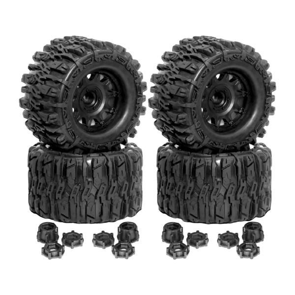 説明:[互換性とフィット]: この車のタイヤは1/8 RCカー用に特別に設計されており.RC車両との良好な交換を保証します. [素材]: プラスチック製のこのシミュレーションホイールタイヤは.さまざまな地形で優れた耐久性と性能を発揮し.カジ...