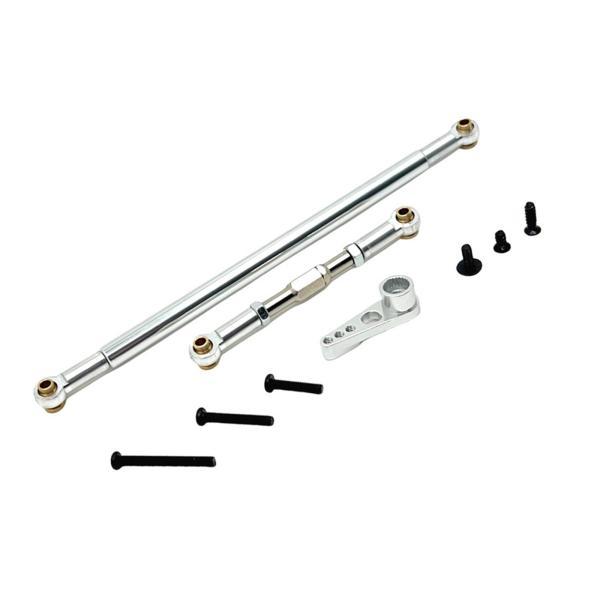 説明:[素材]RCカー調整可能ステアリングリンケージロッドキットは金属素材で作られており.優れた交換品です. [パッケージ]1/12 RCクローラーカーアップグレードパーツには.ステアリングリンクロッドプルロッドとサーボアームが含まれていま...