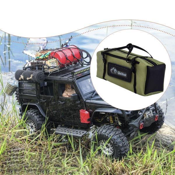 説明:[素材]: 1/10 RCカー用荷物バッグ.耐久性のある布素材で作られており.長期間の使用と本物のような外観を保証します. [コンパクトサイズ]: 1/10 RCクローラーカーカーゴルーフバッグのサイズは10.9cm x 3.9cm ...
