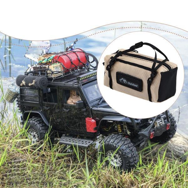 説明:[素材]: 1/10 RCカー用荷物バッグ.耐久性のある布素材で作られており.長期間の使用と本物のような外観を保証します. [コンパクトサイズ]: 1/10 RCクローラーカーカーゴルーフバッグのサイズは8.6cm x 3.9cm x...