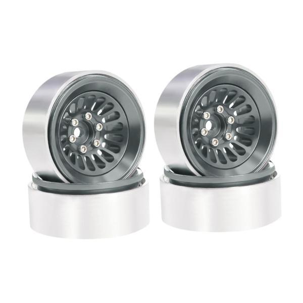 説明: [プレミアム素材]高品質のアルミニウム合金で作られており.耐久性と正確なフィット感が向上しています. [デザイン]1.3インチのホイールは直径が大きく.車両の存在感を高め.ステージにふさわしい外観を実現します. [パフォーマンスアッ...