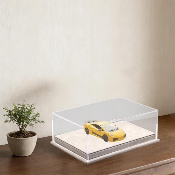 説明:[広々とした]17.7 x 12.2 x 6.5 cmのゆったりとしたサイズのこのディスプレイケースは.1/64スケールの自動車モデル3台を快適に収容でき.貴重なコレクションを展示するのに最適です. [プレミアム素材]アクリル製で.高...