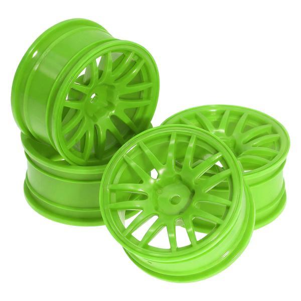 説明: [互換性]ホイールリムはHPI94123...R469モデルを含む1/10スケールのRCカーに適合し.スムーズなレースとドリフトパフォーマンスを実現します. [素材]レーシングカーホイールハブタイヤはプラスチック製で.軽量で強度があ...