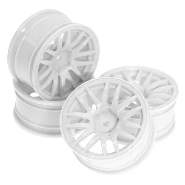 説明: [互換性]ホイールリムはHPI94123...R469モデルを含む1/10スケールのRCカーに適合し.スムーズなレースとドリフトパフォーマンスを実現します. [素材]レーシングカーホイールハブタイヤはプラスチック製で.軽量で強度があ...