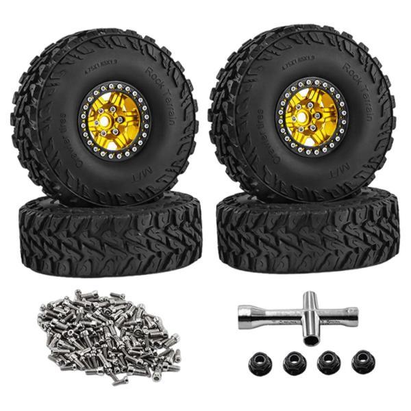 説明: [素材]:1/10 RCクローラーカーのホイールとタイヤは.品質と耐摩耗性に優れた高品質のゴム製アルミ合金素材で作られており.長い耐用年数を備えています. [製品サイズ]:1/10 RCショートコーストラックのタイヤとホイールのサイ...