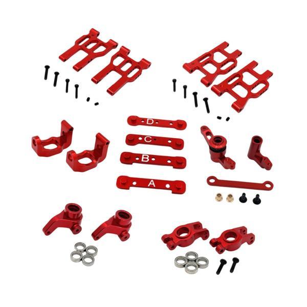 説明: [プレミアム素材]: 高品質のアルミニウム合金で作られたこのアップグレードキットは.標準的なプラスチック部品に比べて耐久性.強度.耐腐食性が向上しています. [互換性]: 1/10 10303および10304 RCカー用に特別に設計...