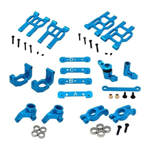 説明: [プレミアム素材]: 高品質のアルミニウム合金で作られたこのアップグレードキットは.標準的なプラスチック部品に比べて耐久性.強度.耐腐食性が向上しています. [互換性]: 1/10 10303および10304 RCカー用に特別に設計...
